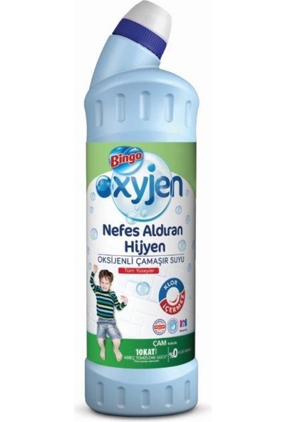 Bingo Oxijen Çamaşır Suyu 750 ml Çam x 15