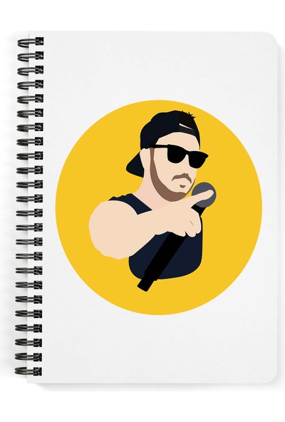 Astak Anıl Piyancı Baskılı Ahşap Kapaklı Defter 15X20 cm DFT1669