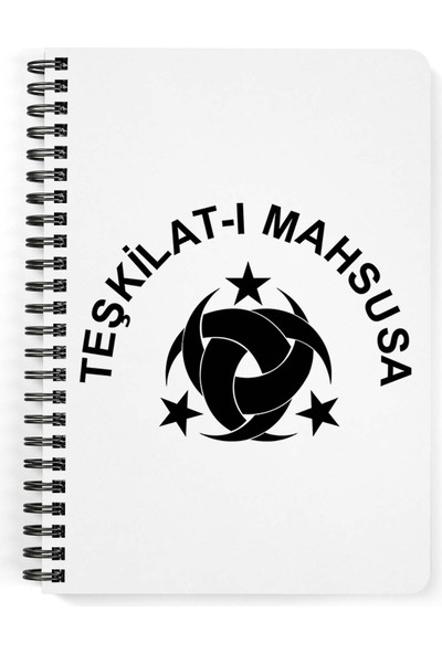 Astak Teşkikat-I Mahsusa Baskılı Ahşap Kapaklı Defter 15X20 cm DFT1464