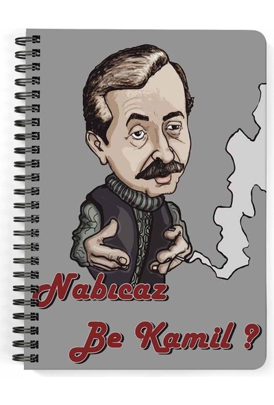 Astak Nabıcaz Be Kamil Baskılı Ahşap Kapaklı Defter 15X20 cm DFT5075