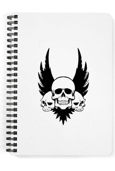 Astak Kuru Kafa Baskılı Ahşap Kapaklı Defter 15X20 cm DFT6102