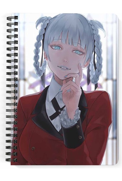 Astak Kakegurui Baskılı Ahşap Kapaklı Defter 15X20 cm DFT3653