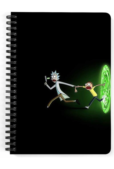 Astak Rick And Morty Baskılı Ahşap Kapaklı Defter 15X20 cm DFT3666 Astak Rick And Morty Baskılı Ahşap Kapaklı Defter 15X20 cm DFT3666