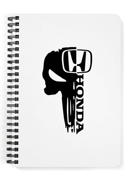 Astak Honda Baskılı Ahşap Kapaklı Defter 15X20 cm DFT6945
