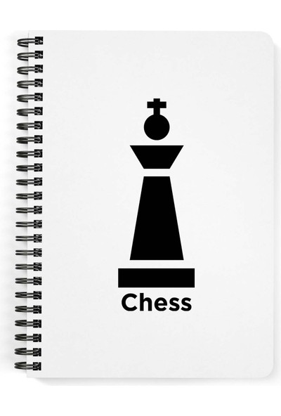 Astak Chess Baskılı Ahşap Kapaklı Defter 15X20 cm DFT1738 Astak Chess Baskılı Ahşap Kapaklı Defter 15X20 cm DFT1738