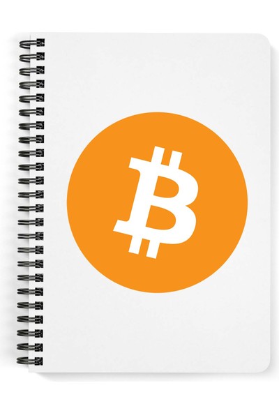 Astak Bitcoin Baskılı Ahşap Kapaklı Defter 15X20 cm DFT402