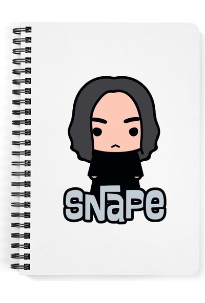 Snape Harry Potter Baskılı Ahşap Kapaklı Defter 15X20 cm DFT5907 Snape Harry Potter Baskılı Ahşap Kapaklı Defter 15X20 cm DFT5907