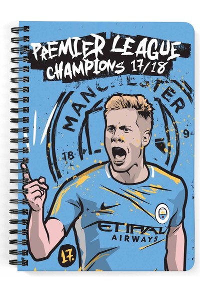 Astak Kevin De Bruyne Baskılı Ahşap Kapaklı Defter 15X20 cm DFT4589 Astak Kevin De Bruyne Baskılı Ahşap Kapaklı Defter 15X20 cm DFT4589