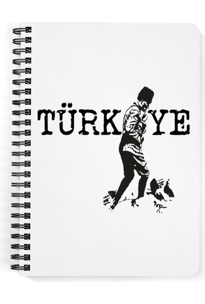 Astak Türkiye Baskılı Ahşap Kapaklı Defter 15X20 cm DFT1526