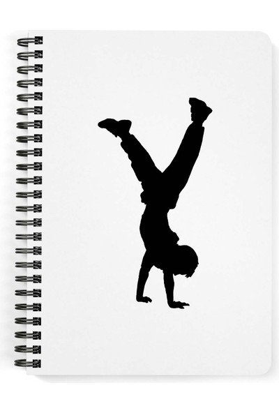 Astak Dance Baskılı Ahşap Kapaklı Defter 15X20 cm DFT6025