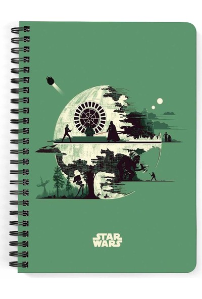 Astak Star Wars Baskılı Ahşap Kapaklı Defter 15X20 cm DFT4785 Astak Star Wars Baskılı Ahşap Kapaklı Defter 15X20 cm DFT4785