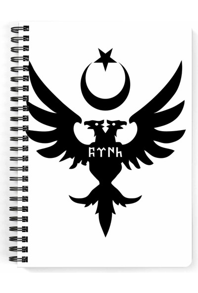 Astak Selçuklu Baskılı Ahşap Kapaklı Defter 15X20 cm DFT5518