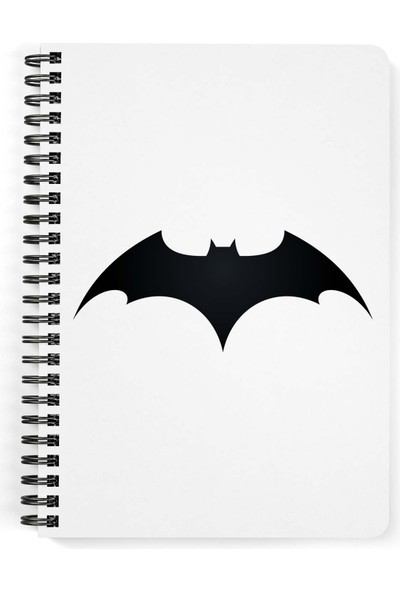 Batman Baskılı Ahşap Kapaklı Defter 15X20 cm DFT1742