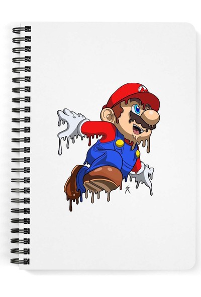 Astak Süper Mario Baskılı Ahşap Kapaklı Defter 15X20 cm DFT6832 Astak Süper Mario Baskılı Ahşap Kapaklı Defter 15X20 cm DFT6832