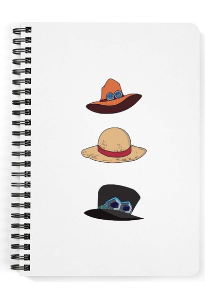 Astak One Piece Baskılı Ahşap Kapaklı Defter 15X20 cm DFT6589