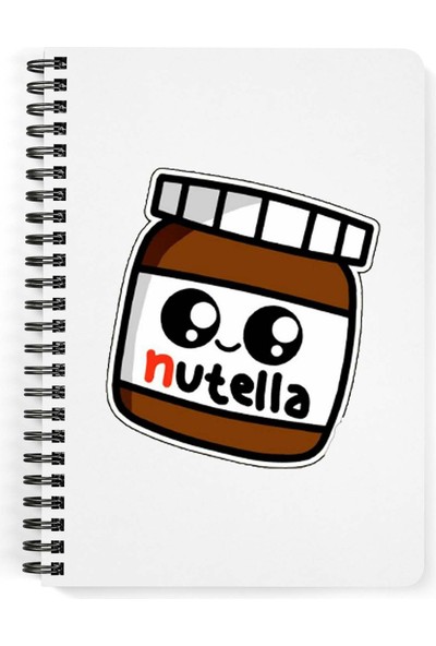Astak Nutella Baskılı Ahşap Kapaklı Defter 15X20 cm DFT5782 Astak Nutella Baskılı Ahşap Kapaklı Defter 15X20 cm DFT5782