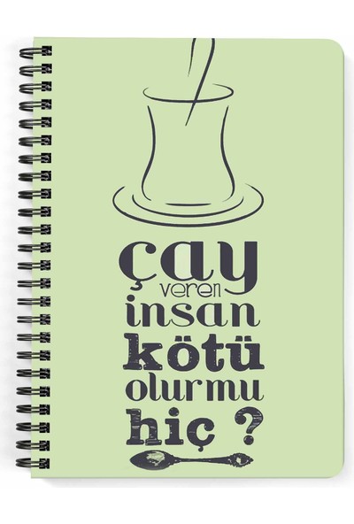 Astak Çay Veren Insan Baskılı Ahşap Kapaklı Defter 15X20 cm DFT4899 Astak Çay Veren Insan Baskılı Ahşap Kapaklı Defter 15X20 cm DFT4899