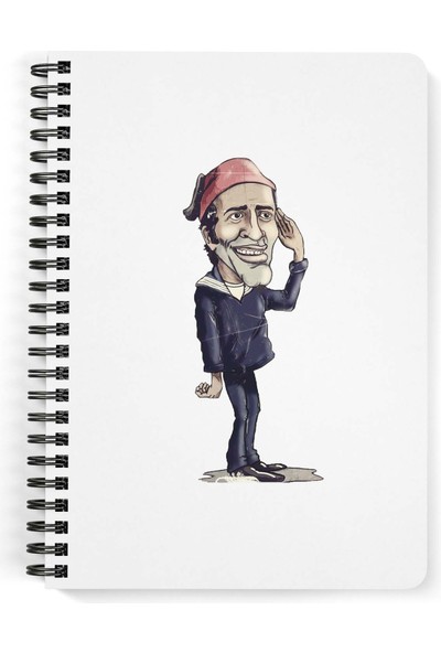 Astak Kemal Sunal Baskılı Ahşap Kapaklı Defter 15X20 cm DFT155 Astak Kemal Sunal Baskılı Ahşap Kapaklı Defter 15X20 cm DFT155