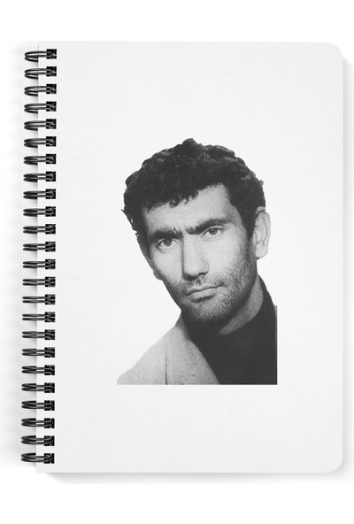 Yılmaz Güney Baskılı Ahşap Kapaklı Defter 15X20 cm DFT206