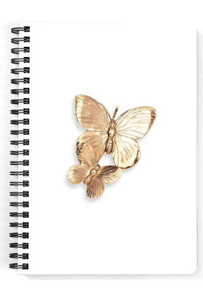 Astak Kelebek Baskılı Ahşap Kapaklı Defter 15X20 cm DFT3034 Astak Kelebek Baskılı Ahşap Kapaklı Defter 15X20 cm DFT3034