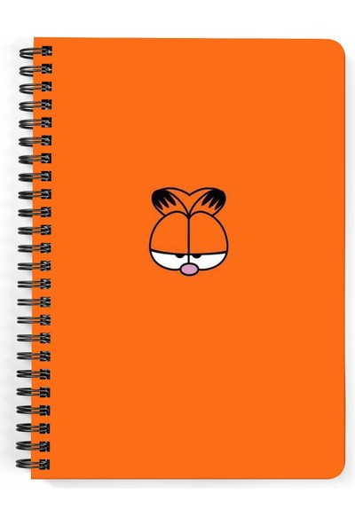 Astak Garfield Baskılı Ahşap Kapaklı Defter 15X20 cm DFT3881