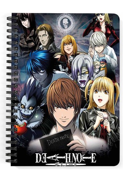 Astak Death Note Baskılı Ahşap Kapaklı Defter 15X20 cm DFT3163 Astak Death Note Baskılı Ahşap Kapaklı Defter 15X20 cm DFT3163