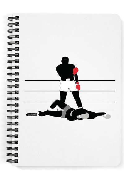 Muhammet Ali Baskılı Ahşap Kapaklı Defter 15X20 cm DFT1028 Muhammet Ali Baskılı Ahşap Kapaklı Defter 15X20 cm DFT1028