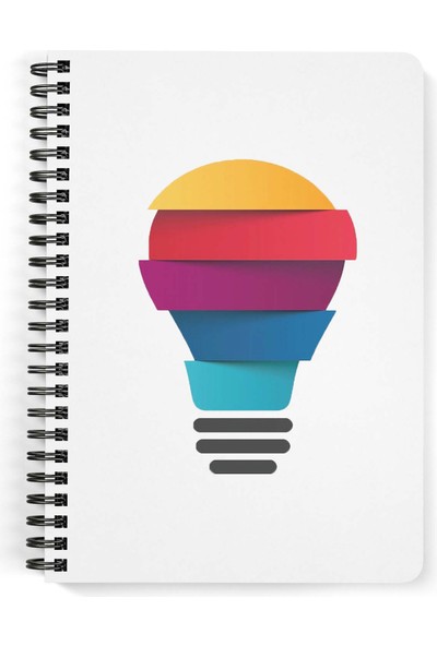 Brain Lamb Baskılı Ahşap Kapaklı Defter 15X20 cm DFT233