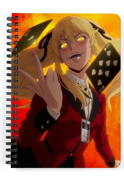 Astak Kakegurui Baskılı Ahşap Kapaklı Defter 15X20 cm DFT3647