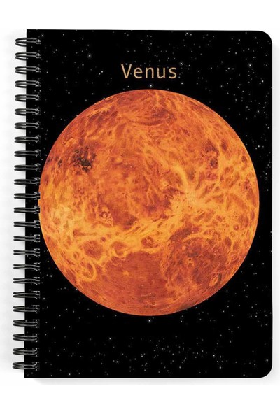 Astak Venüs Baskılı Ahşap Kapaklı Defter 15X20 cm DFT2882