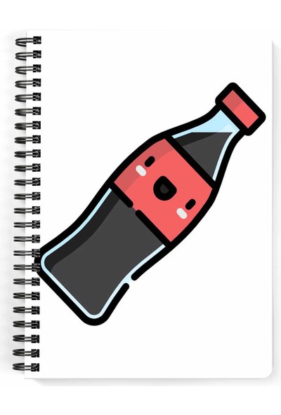 Astak Kola Baskılı Ahşap Kapaklı Defter 15X20 cm DFT2924