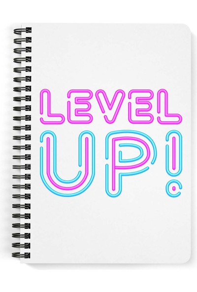 Level Up Baskılı Ahşap Kapaklı Defter 15X20 cm DFT490 Level Up Baskılı Ahşap Kapaklı Defter 15X20 cm DFT490