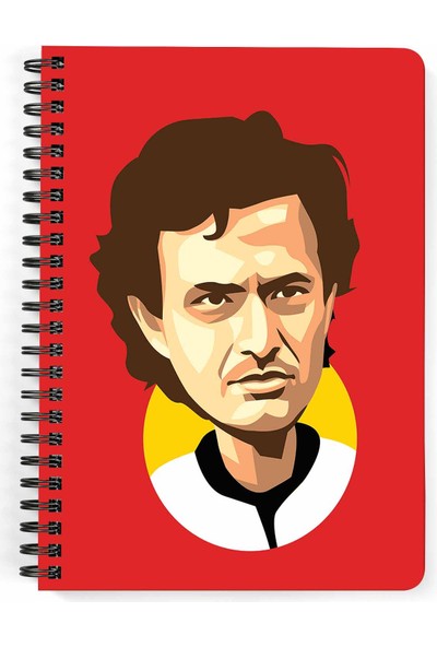 Astak Morinho Baskılı Ahşap Kapaklı Defter 15X20 cm DFT4453