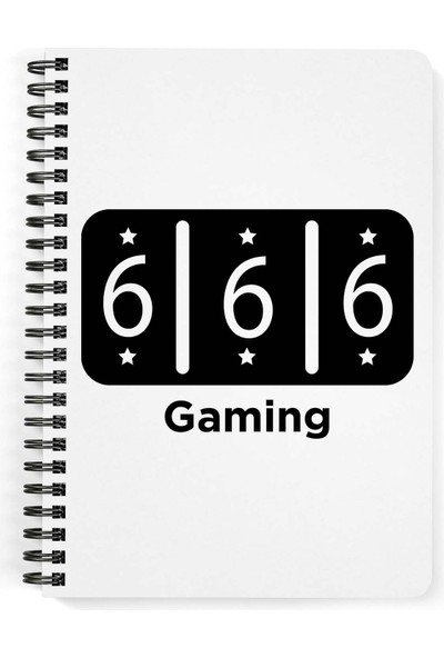 Astak Gaming Baskılı Ahşap Kapaklı Defter 15X20 cm DFT1735