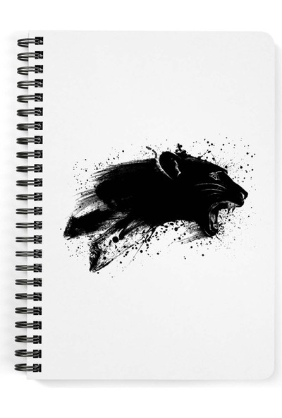 Astak Black Tiger Baskılı Ahşap Kapaklı Defter 15X20 cm DFT6413 Astak Black Tiger Baskılı Ahşap Kapaklı Defter 15X20 cm DFT6413