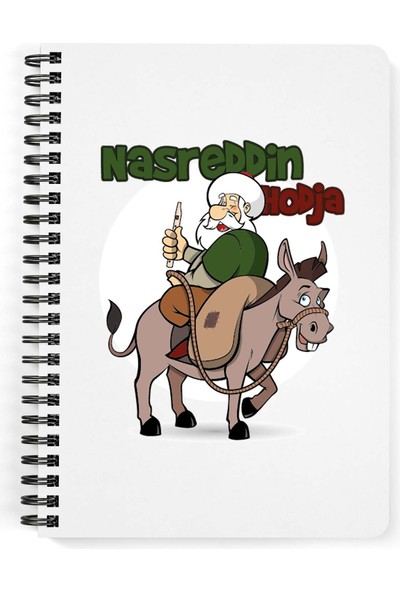 Astak Nasreddin Hoca Baskılı Ahşap Kapaklı Defter 15X20 cm DFT1496 Astak Nasreddin Hoca Baskılı Ahşap Kapaklı Defter 15X20 cm DFT1496