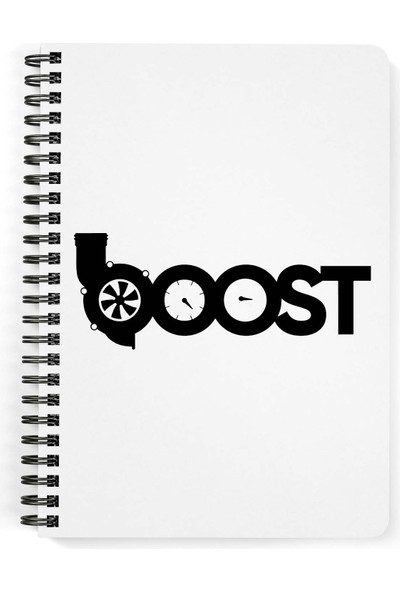 Astak Boost Baskılı Ahşap Kapaklı Defter 15X20 cm DFT6428