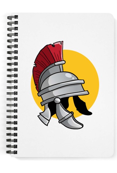 Astak Zırh Baskılı Ahşap Kapaklı Defter 15X20 cm DFT1304