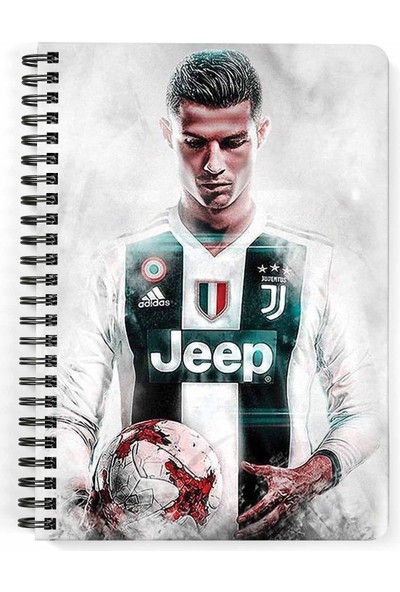 Cristiano Ronaldo Baskılı Ahşap Kapaklı Defter 15X20 cm DFT4479 Cristiano Ronaldo Baskılı Ahşap Kapaklı Defter 15X20 cm DFT4479