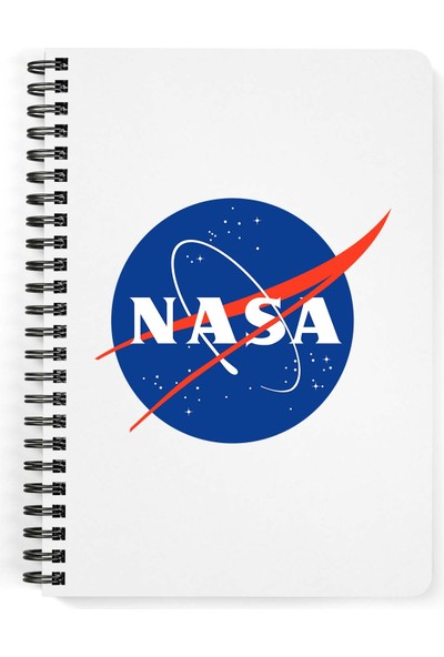 Astak Nasa Baskılı Ahşap Kapaklı Defter 15X20 cm DFT1948