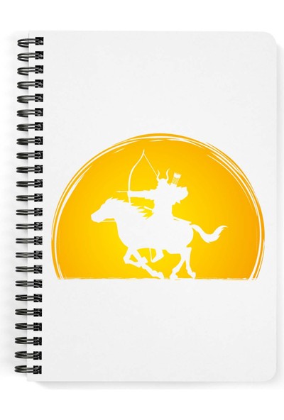 Astak Okçuluk Baskılı Ahşap Kapaklı Defter 15X20 cm DFT2079