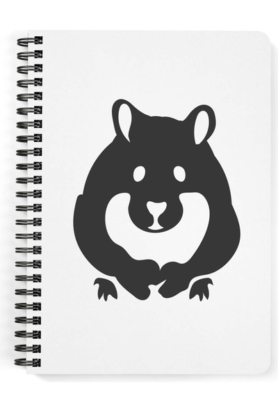 Astak Ayı Baskılı Ahşap Kapaklı Defter 15X20 cm DFT781