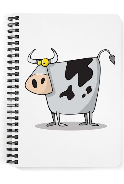 Astak Öküz Baskılı Ahşap Kapaklı Defter 15X20 cm DFT759