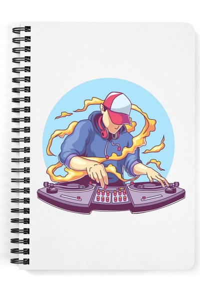 Astak Dj Baskılı Ahşap Kapaklı Defter 15X20 cm DFT6173