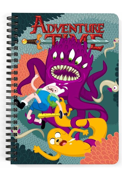 Astak Adventure Time Baskılı Ahşap Kapaklı Defter 15X20 cm DFT3097