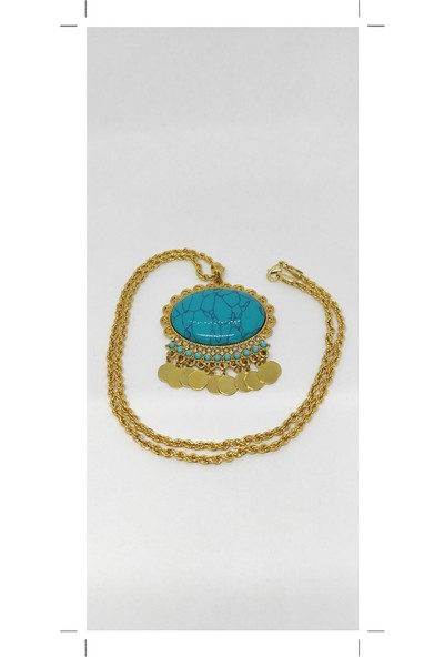 Göcen Firuze Taş Kolye Göcen Firuze Taş Kolye