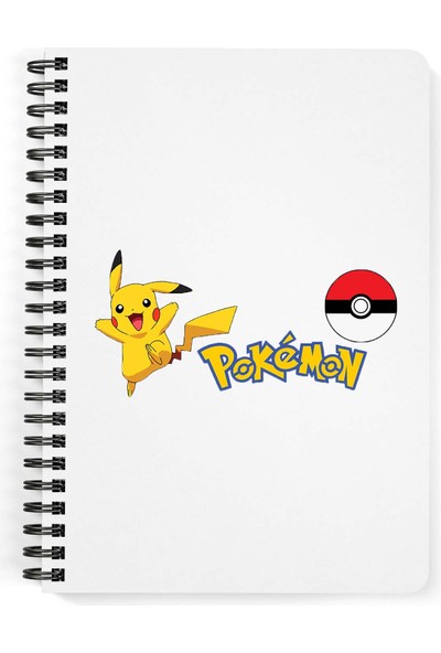 Pokemon Baskılı Ahşap Kapaklı Defter 15X20 cm DFT1708