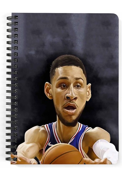 Astak Basketbol Baskılı Ahşap Kapaklı Defter 15X20 cm DFT3511