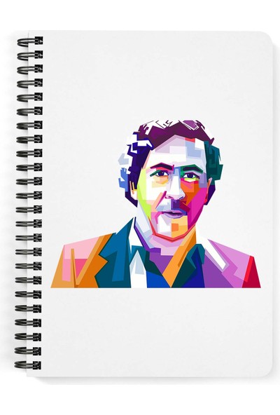 Astak Pablo Baskılı Ahşap Kapaklı Defter 15X20 cm DFT1137