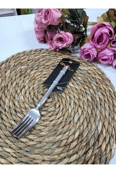 Beatus Home Beatushome Gül Çelik 6 Lı Yemek Çatalı